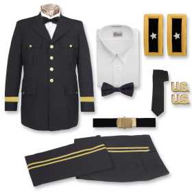 Male General Officer ASU Coat | Marlow White
