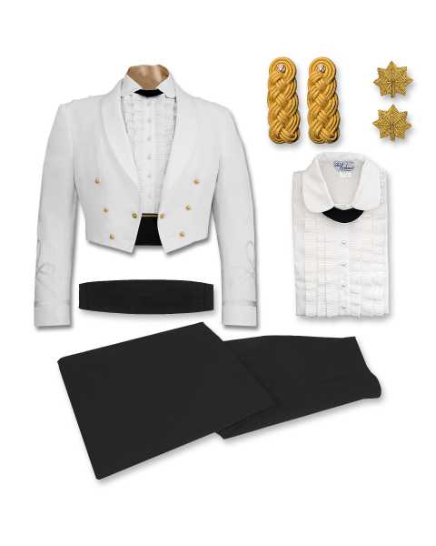 Female Officer Army White Evening Mess Uniform Package - All Questions ...