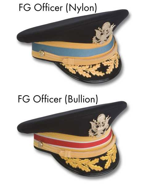 Male Field Grade Officer ASU Service Cap - All Questions | Marlow White