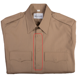 AGSU Shirt Button | Marlow White