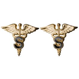Medical Specialist Corps Officer Branch Insignia | Marlow White