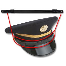 Black Chin Strap | Marlow White