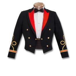 Male Officer Blue Mess Jacket | Marlow White