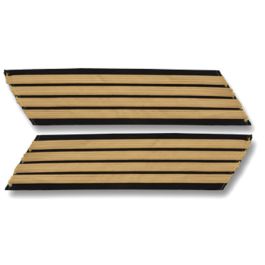 Male Army Blue Service Stripes | Marlow White