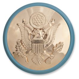 Army Enlisted Cap Insignia | Marlow White