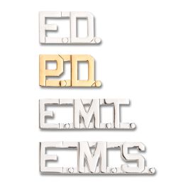 Collar Brass Letters | Marlow White