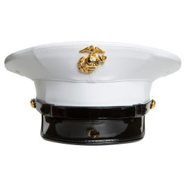 USMC Enlisted White Dress Cap | Marlow White